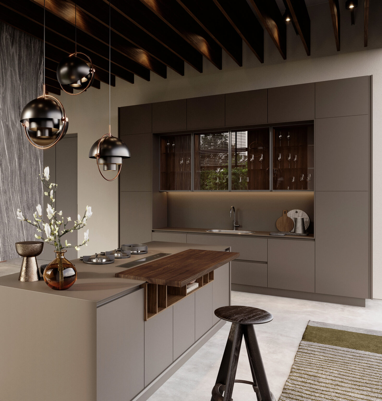 Modern Cabinets Houston - Foscari Interiors
